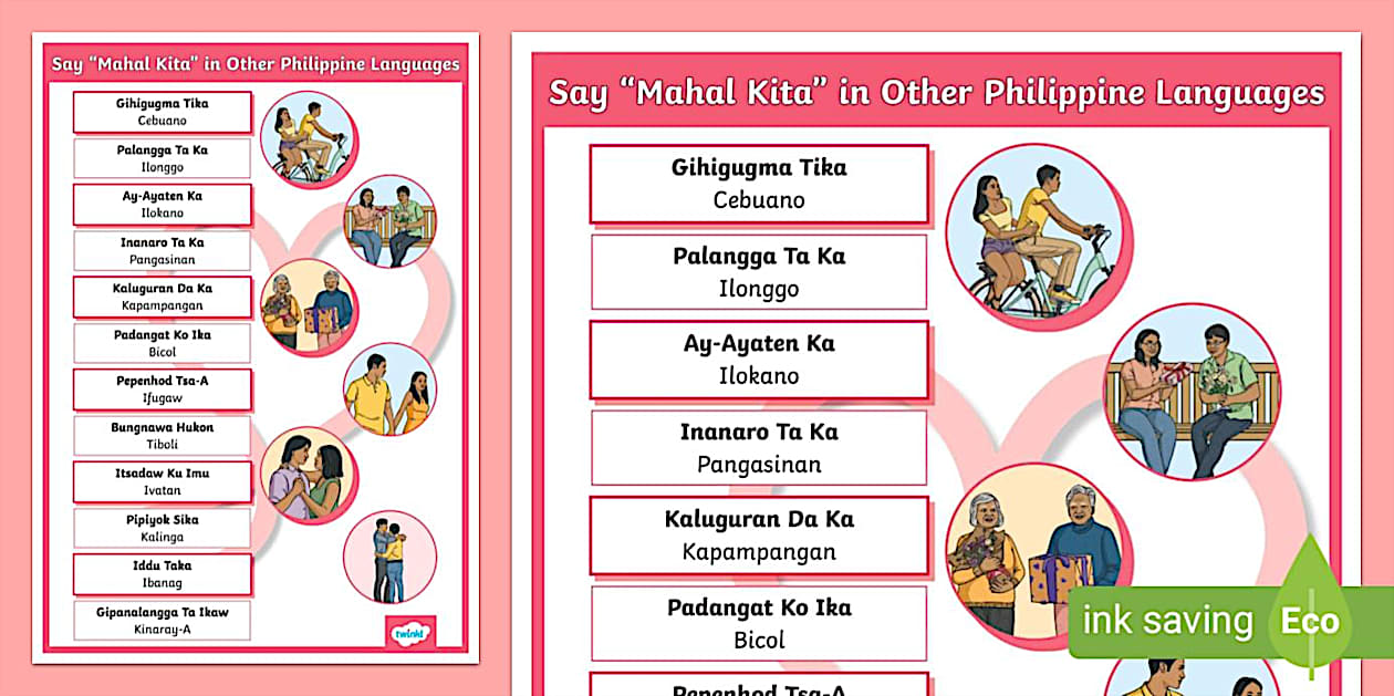 Say "Mahal Kita" in Other Philippine Languages | Grade 6 above | Twinkl