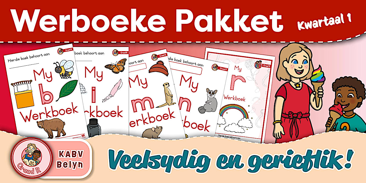Graad R Klanke Kwartaal 1 - Werkboeke Pakket (In Lyn met KABV)