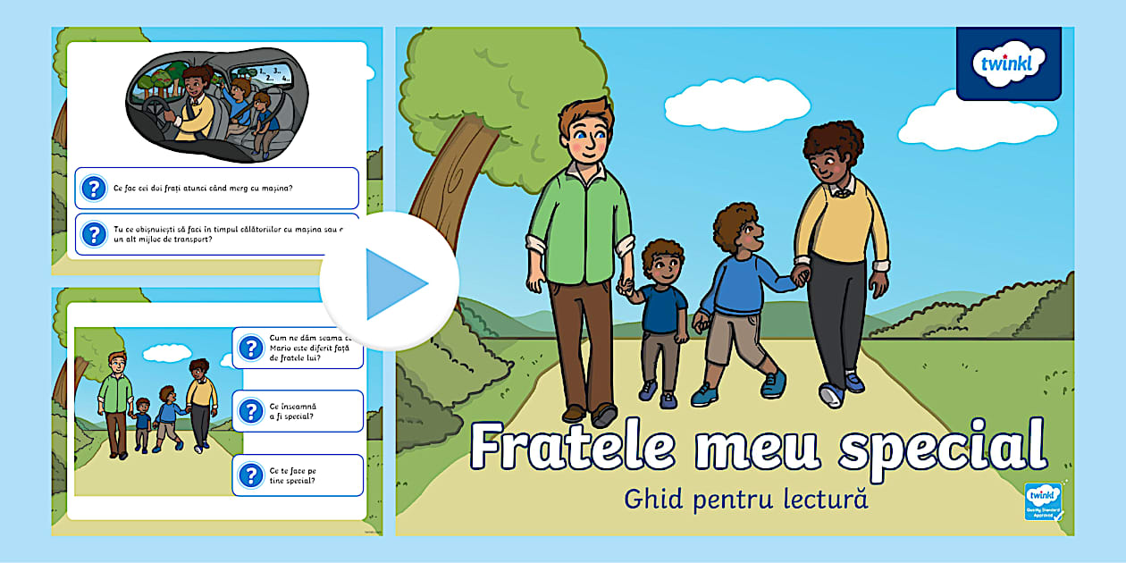 Fratele meu special – Ghid PowerPoint pentru lectură CAF