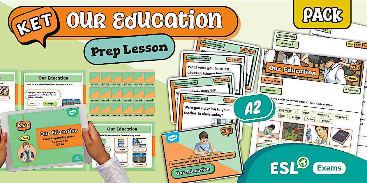 A2 Key (KET) - Prep Lesson (Our Education)