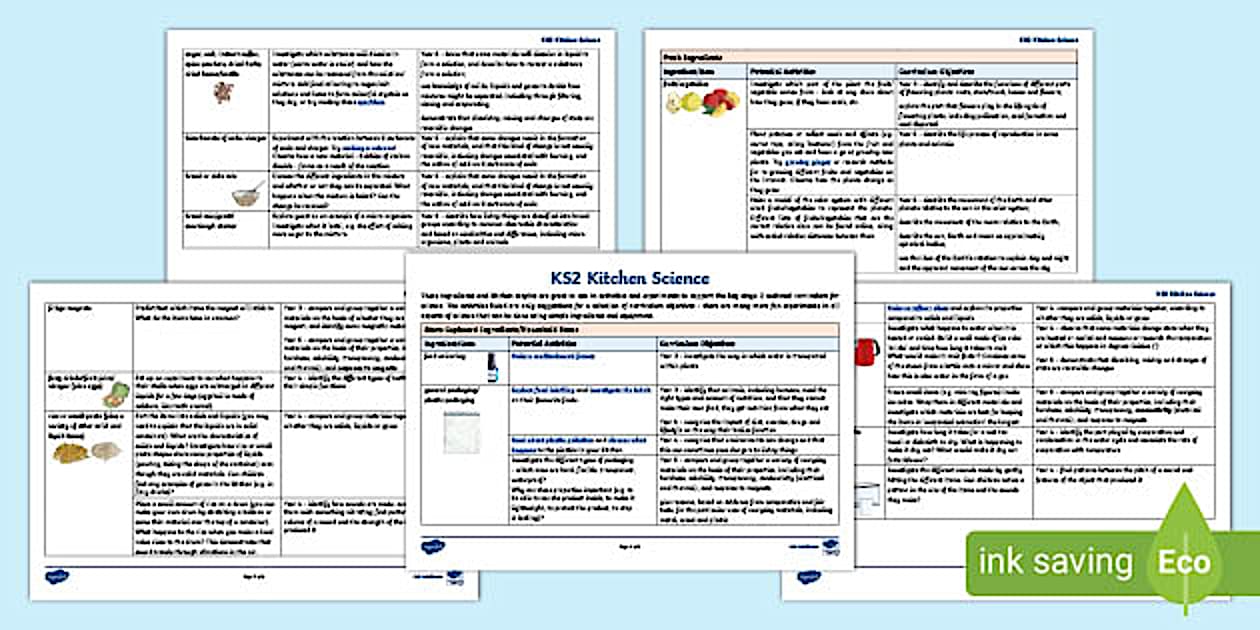 KS2 Kitchen Science: Experiments to Do at Home - Twinkl