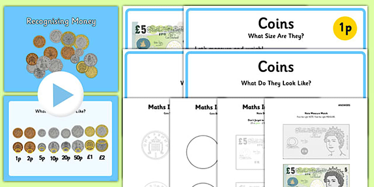 Maths Intervention Recognising Money Pack (teacher made)