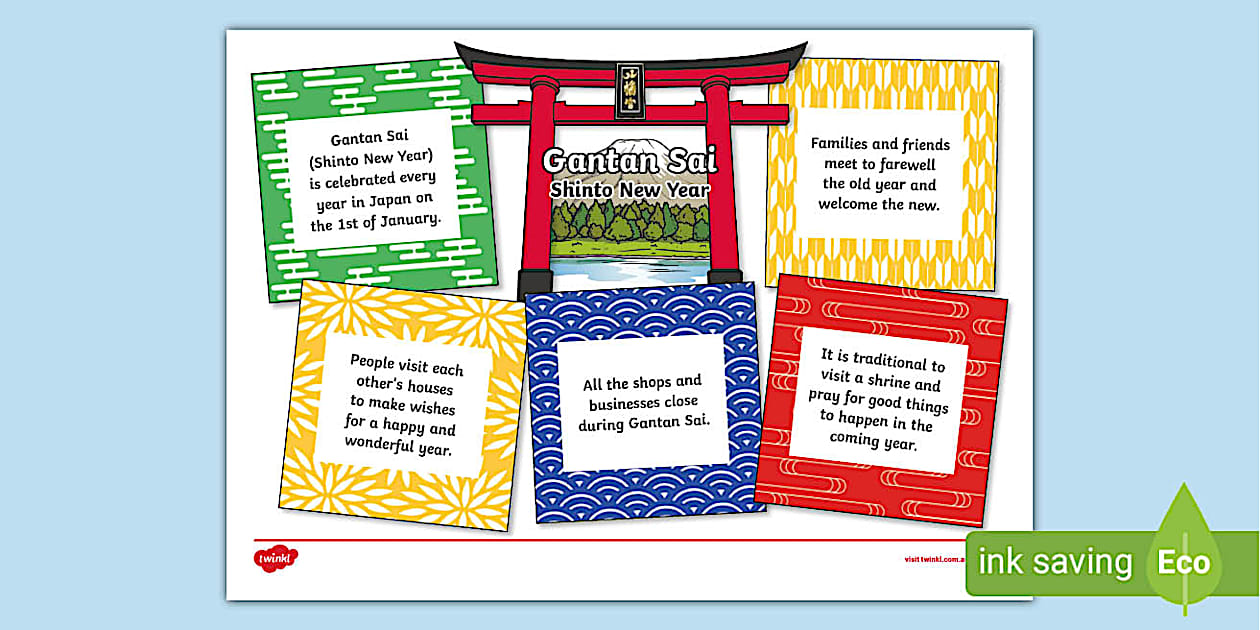 Gantan Sai (Shinto New Year) Fact File (l'enseignant a fait)