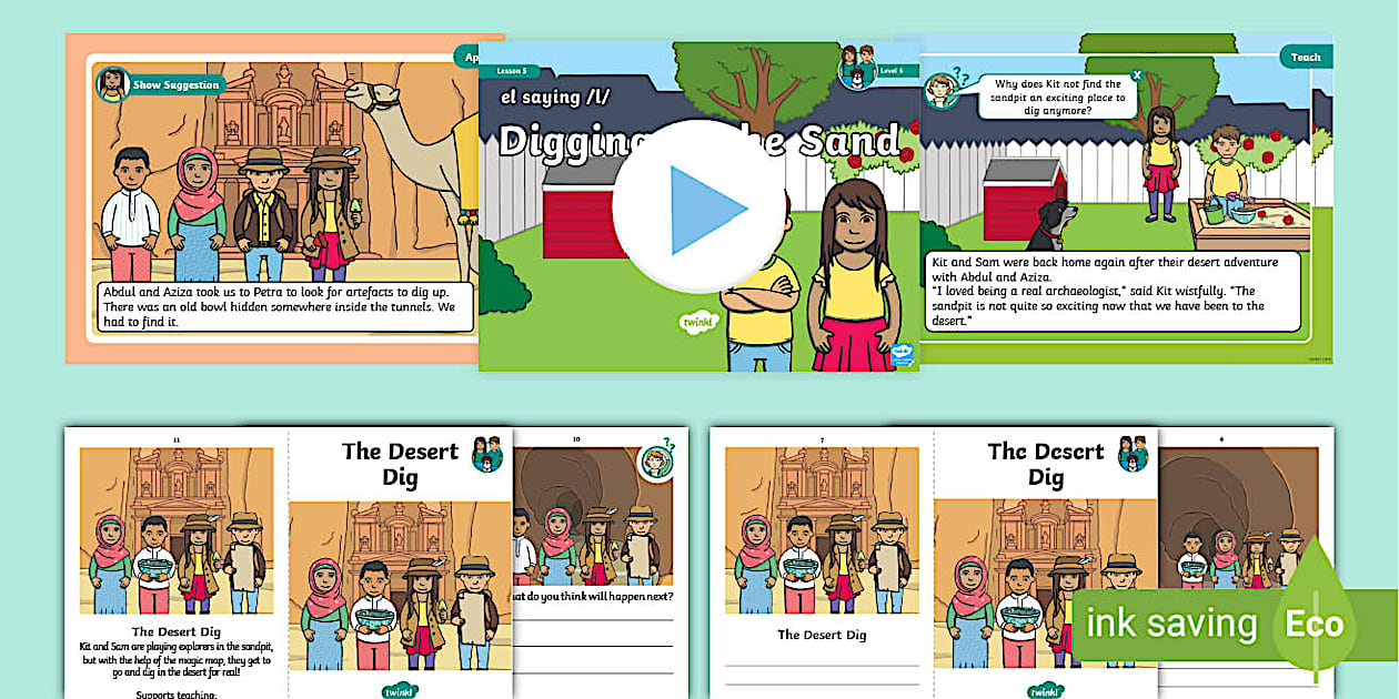 'el' saying /l/ Lesson Pack - Level 6 Week 10 Lesson 5