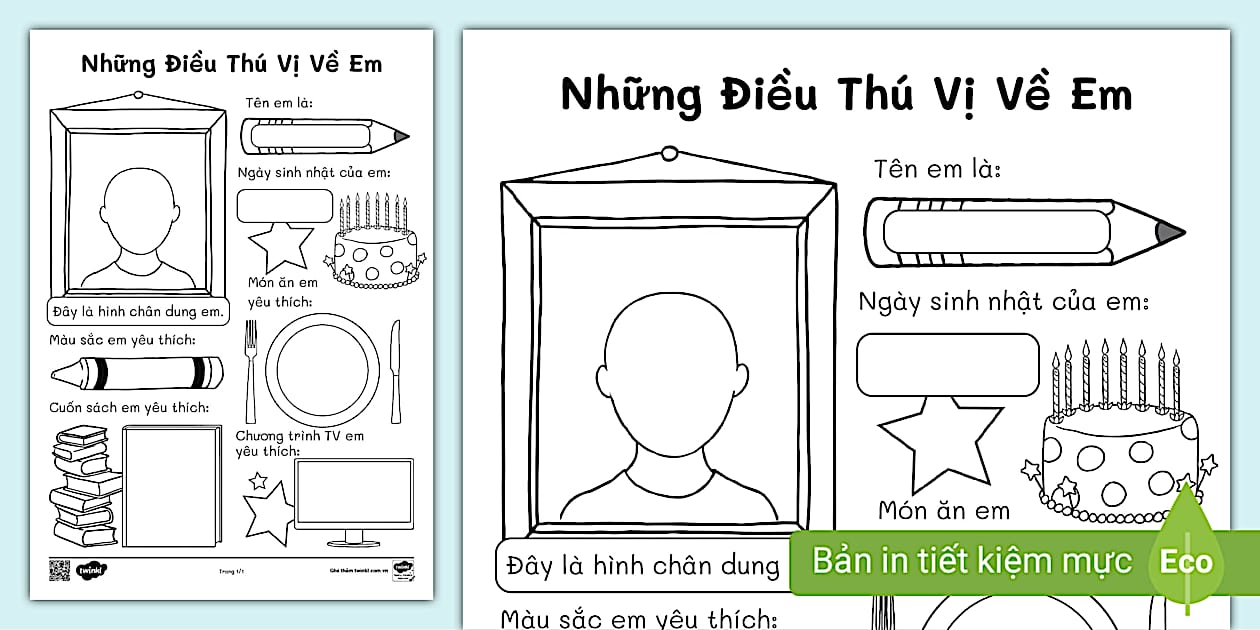 Hoạt Động Giới Thiệu Bản Thân Những Điều Thú Vị Về Em