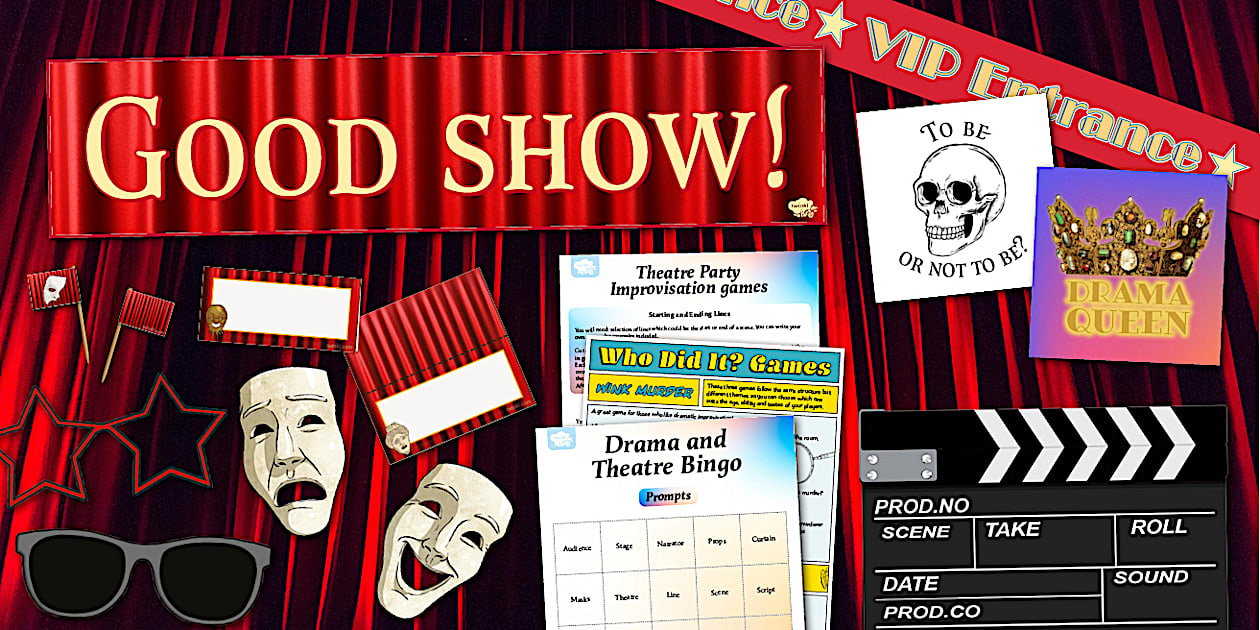 Theatre Themed Party Pack | Twinkl Party (Teacher-Made)