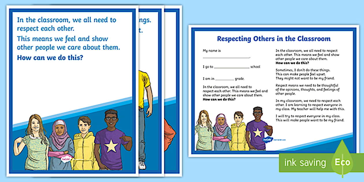 Respect Social Story | Twinkl Respecting Other Children