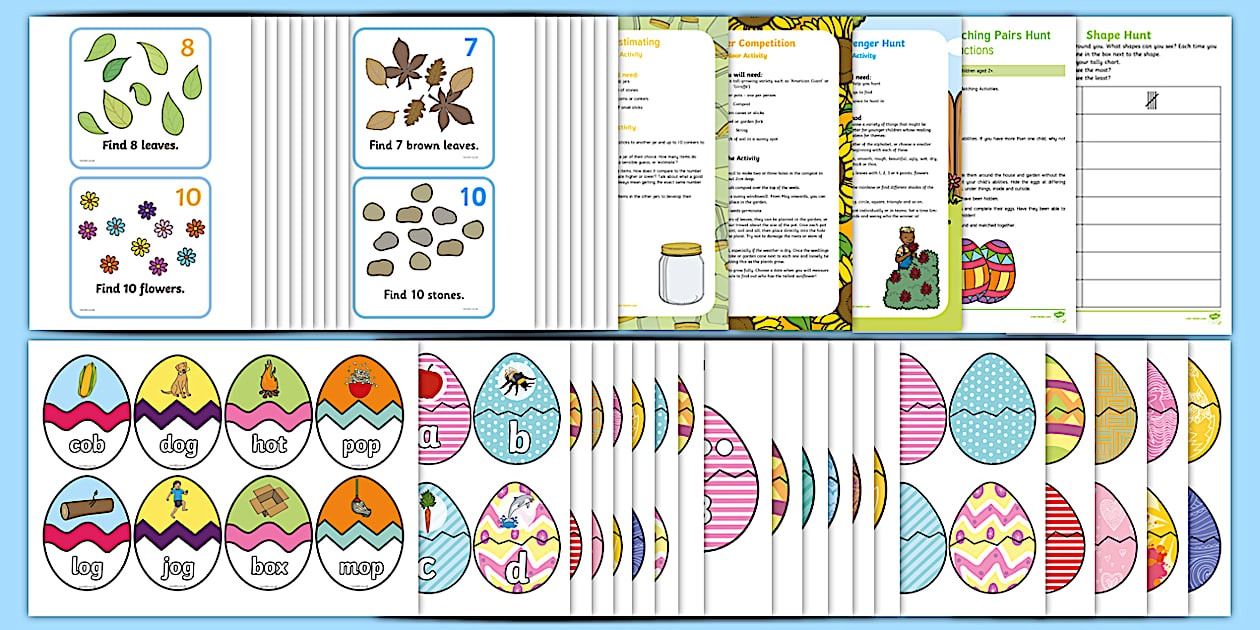 Hands-On Maths: Learning in the Garden Early Years Parents Activity Pack