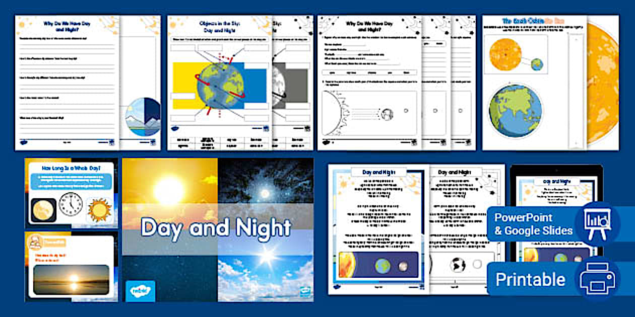 First Grade Objects In The Sky Day And Night Lesson Pack First Grade Objects In The Sky Day And Night Lesson Pack