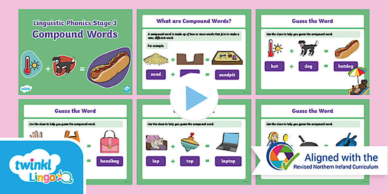 Linguistic Phonics Stage 3 Compound Words PowerPoint