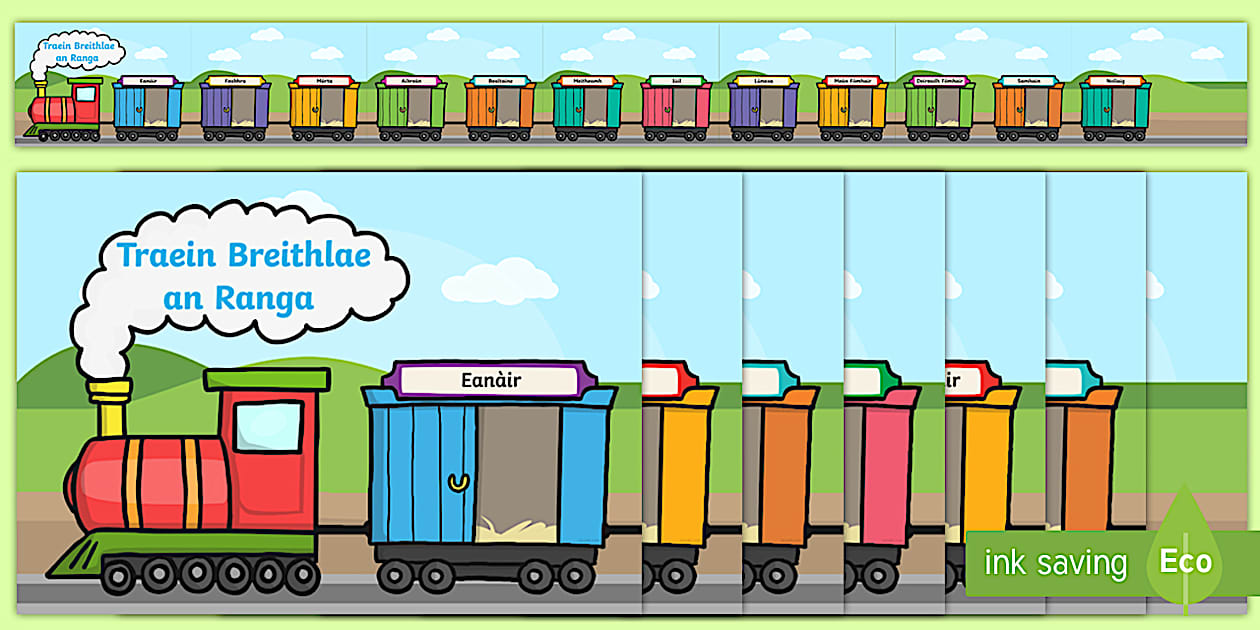 Birthday Train Display Pack