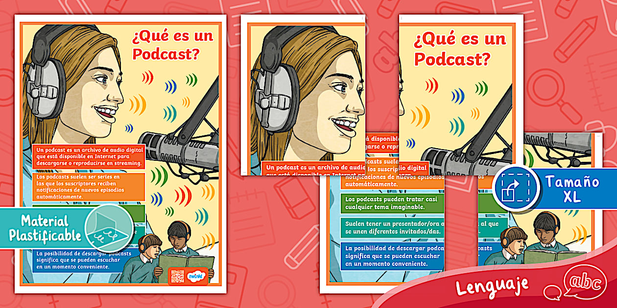 Póster | Podcast | Lenguaje y Comunicación | Comunicación Oral