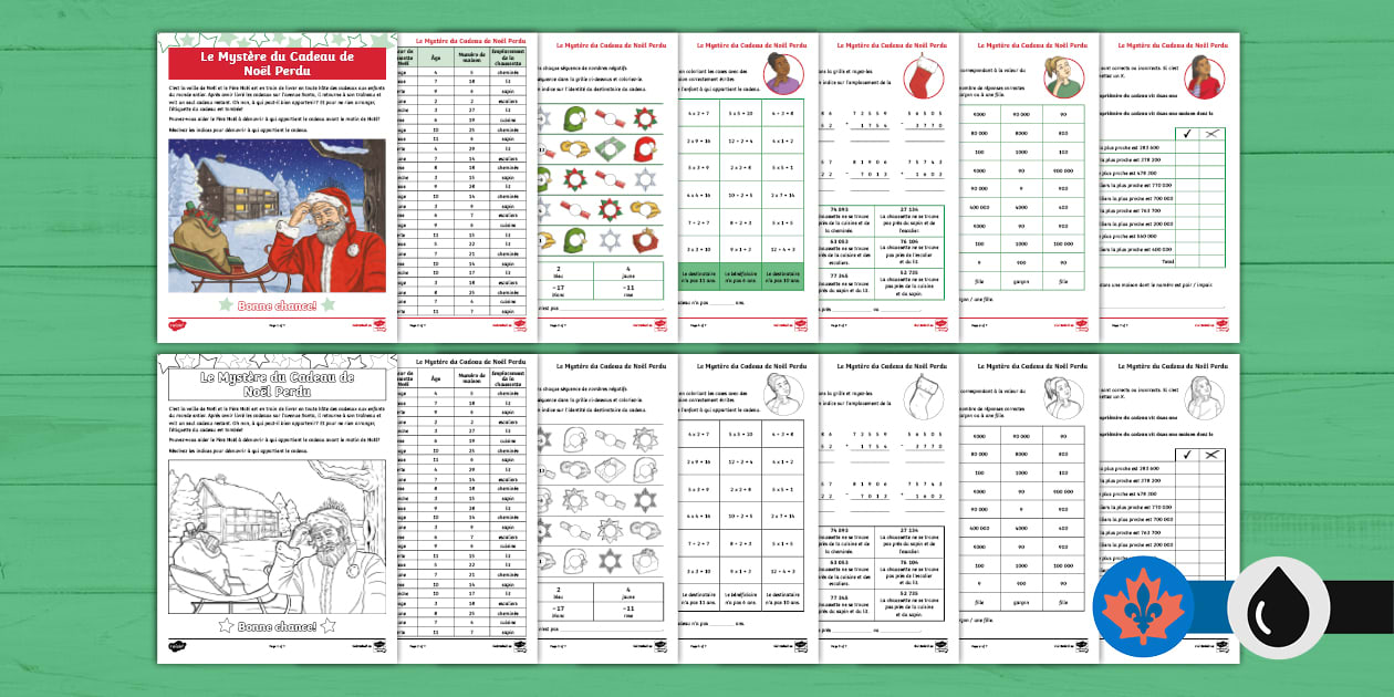 The Mystery of the Lost Christmas Present French - Twinkl