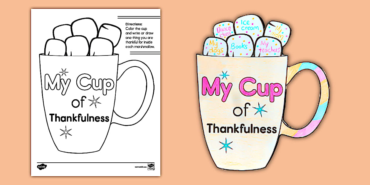 Thankfulness Worksheet | Thanksgiving | Twinkl USA - Twinkl