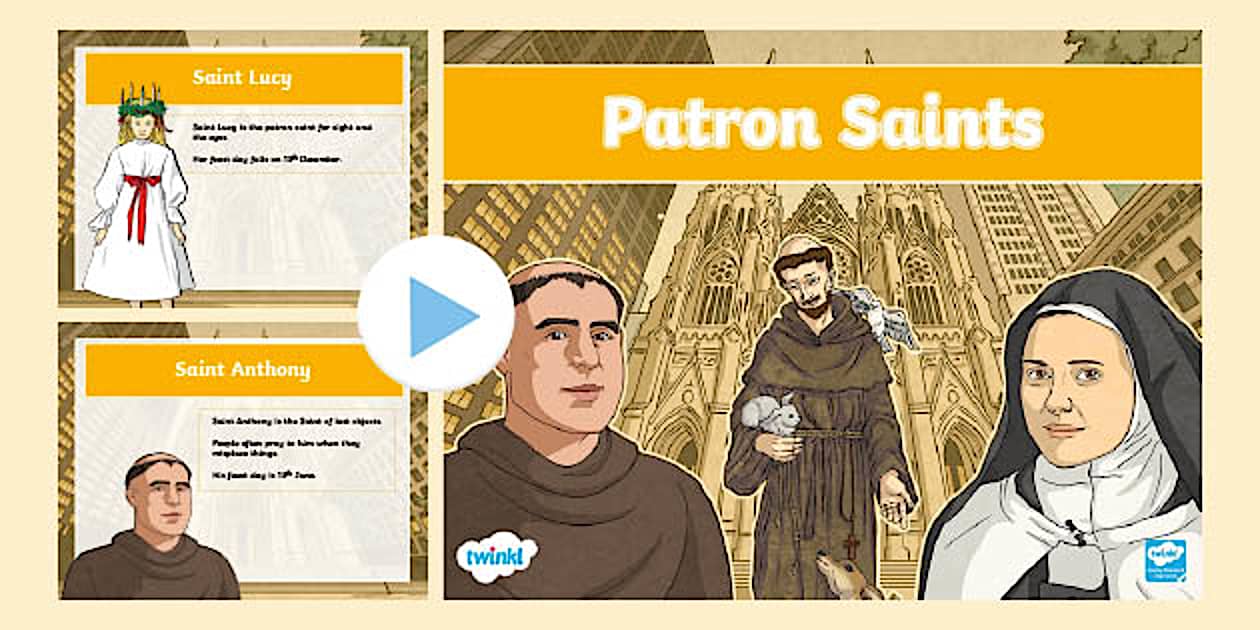 Patron Saints PowerPoint | Easy to download | Twinkl