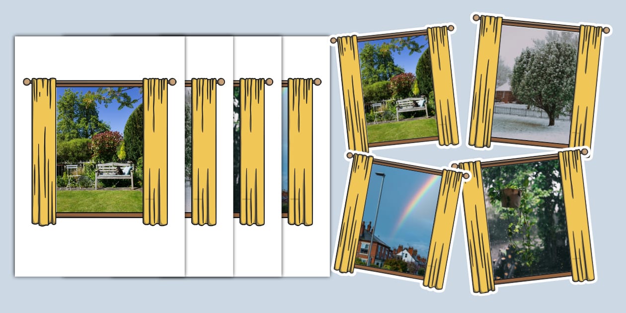 Weather Window Cut-Outs - Weather and Seasons