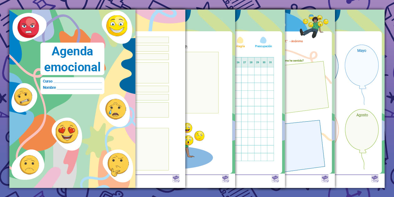 Agenda editable: Las emociones - 2025/2026 (teacher made)