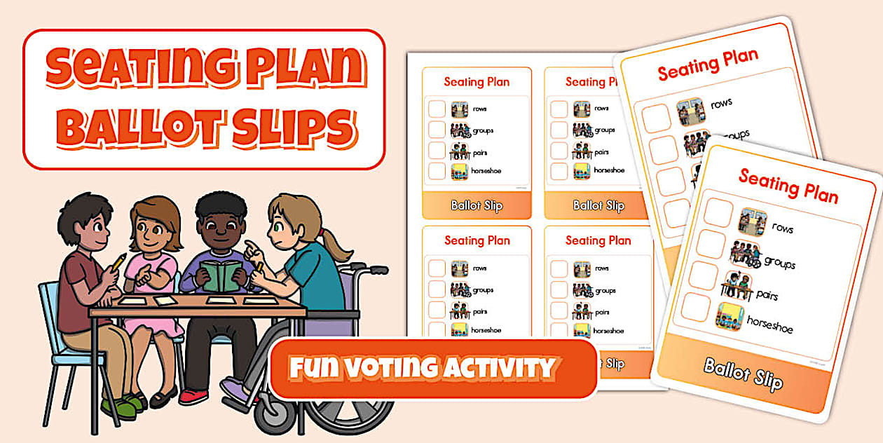 Seating Plan Ballot Slips
