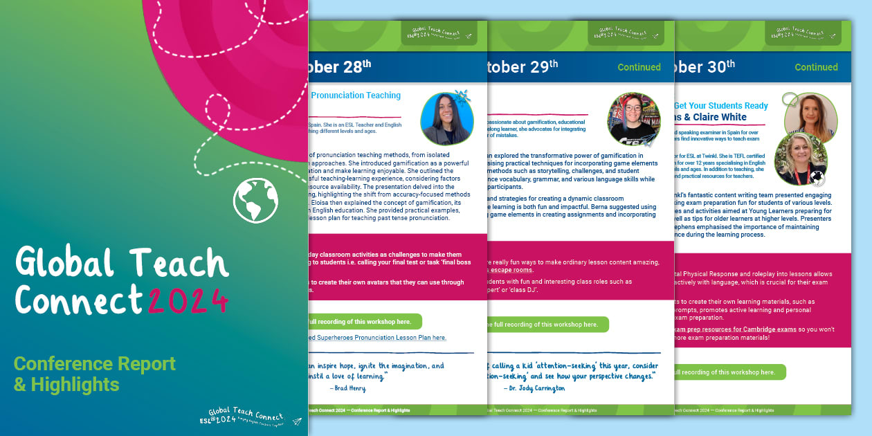 ESL Global Teach Connect Conference 2024 - Conference Report