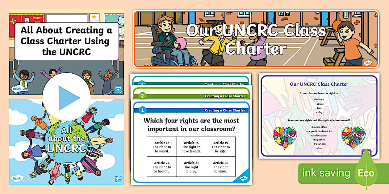 UNCRC Creating a Class Charter CfE First Level Resource Pack