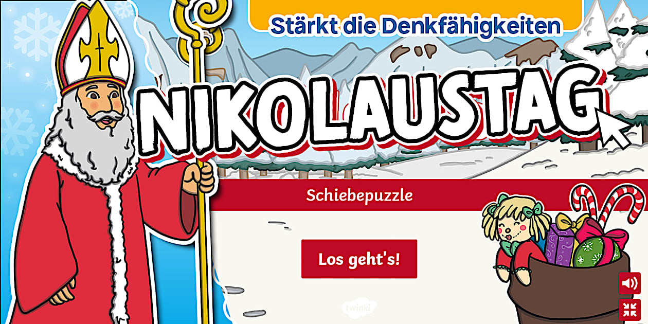 Nikolaustag - Interaktives Schiebepuzzle