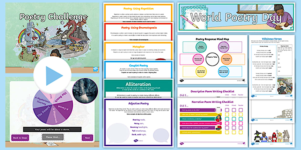 UKS2 World Poetry Day Resource Pack