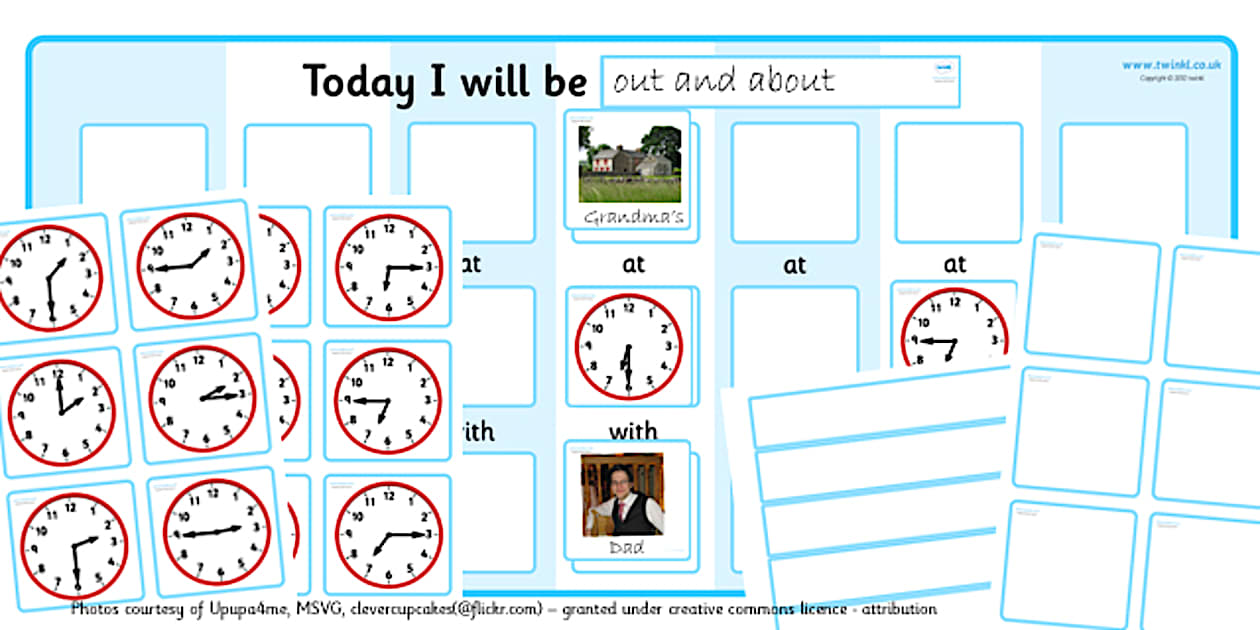 Editable Daily Routine Chart | Easy to Print | Twinkl