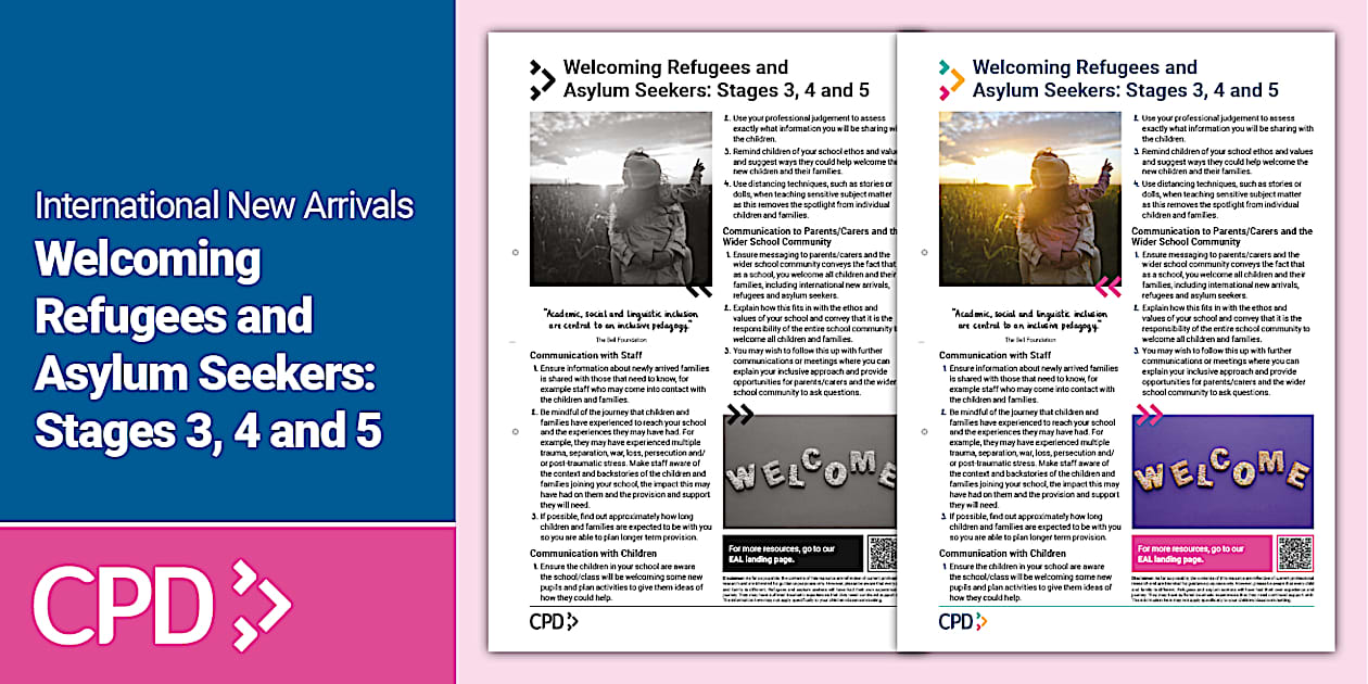 Welcoming Refugees and Asylum Seekers Stages 3, 4 and 5
