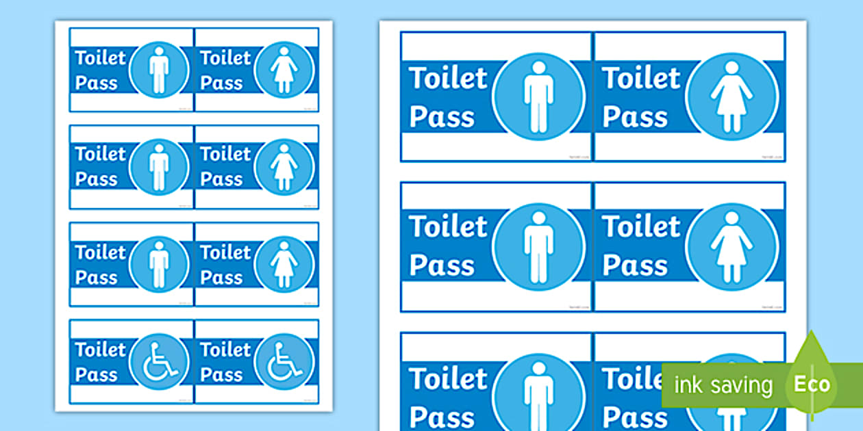 Editable Toilet Pass (teacher made) - Twinkl