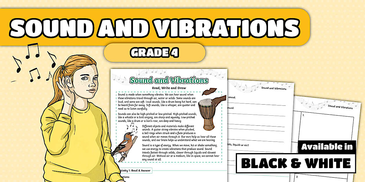 Grade 4 - Natural Sciences - Sound and Vibrations - Activity