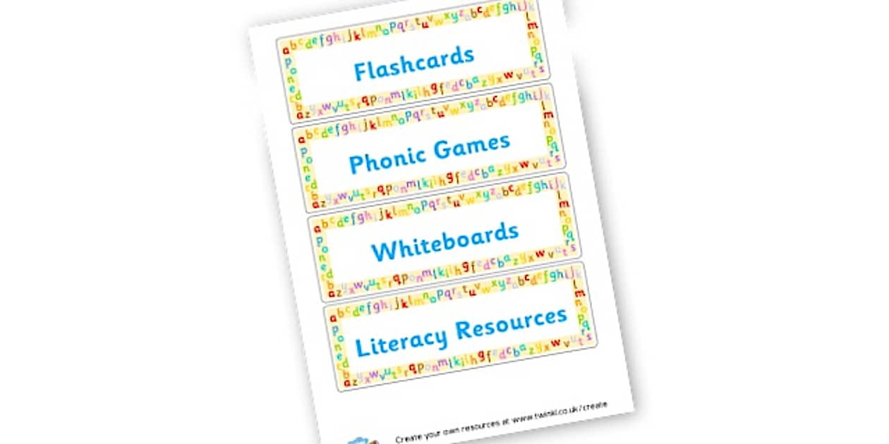 Box Labels (teacher made) - Twinkl