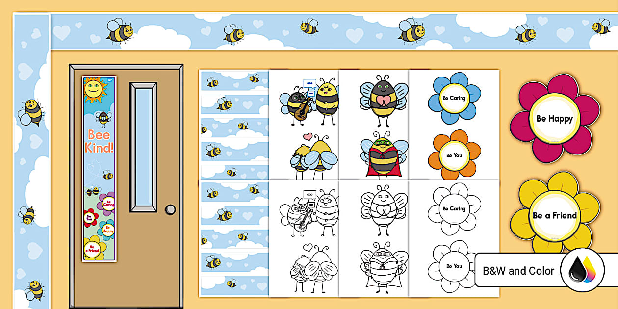 Printable Bee Decoration for Classroom | Twinkl USA - Twinkl