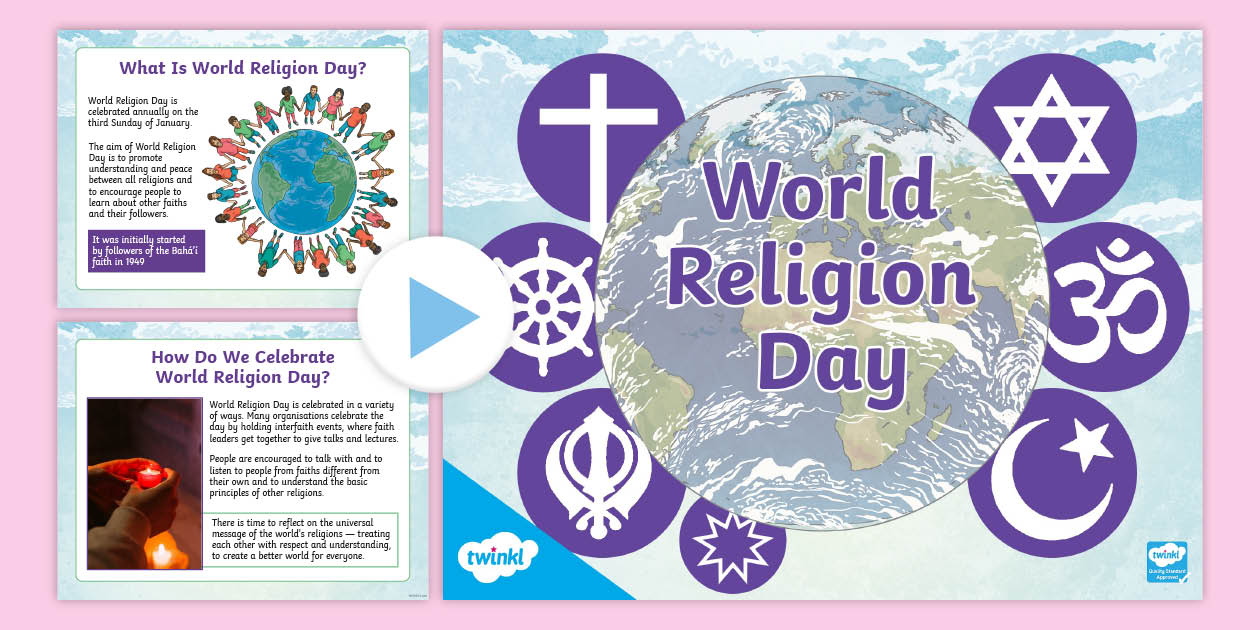 KS2 World Religion Day PowerPoint (teacher made) - Twinkl