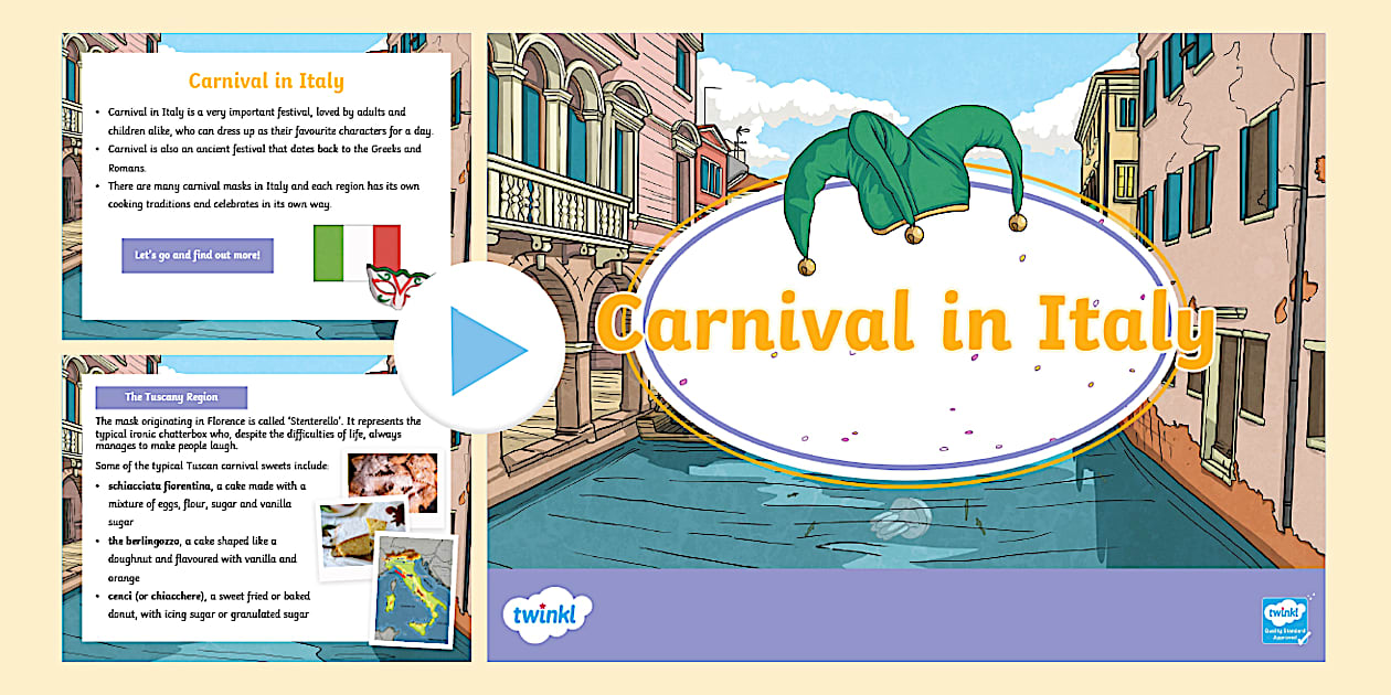 Carnival in Italy PowerPoint Presentation