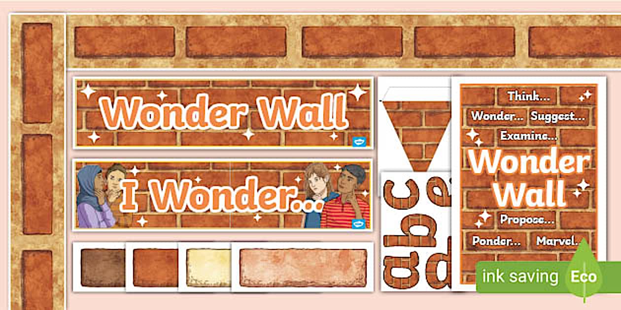 Wonder Wall Display Pack (Hecho por educadores) - Twinkl