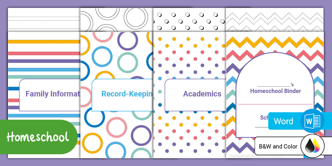 Homeschool Binder | Homeschool | Twinkl USA (teacher made)