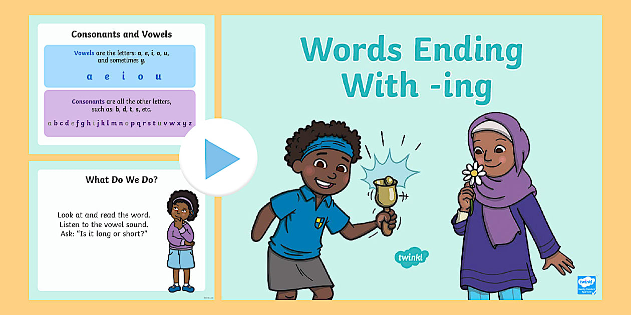 Caribbean Words Ending With -ing PowerPoint - Twinkl
