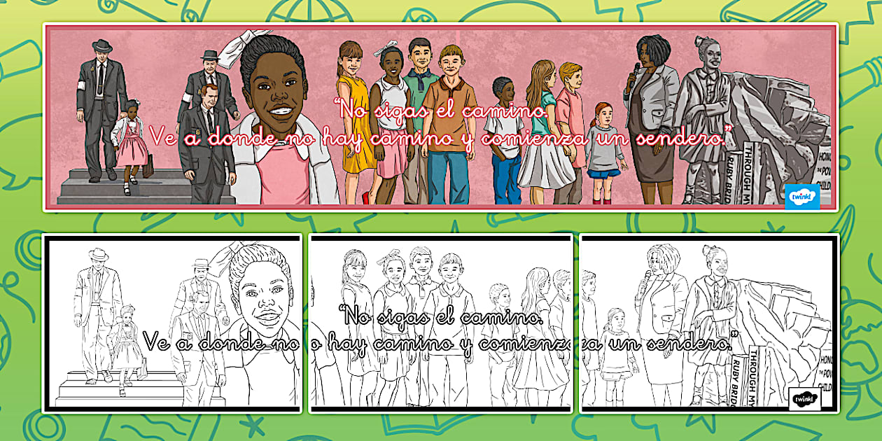 Pancarta: Ruby Bridges