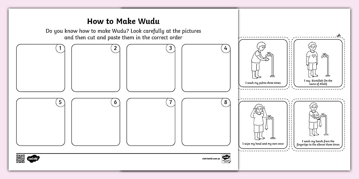 How to Make Wudu Activity (teacher made) - Twinkl