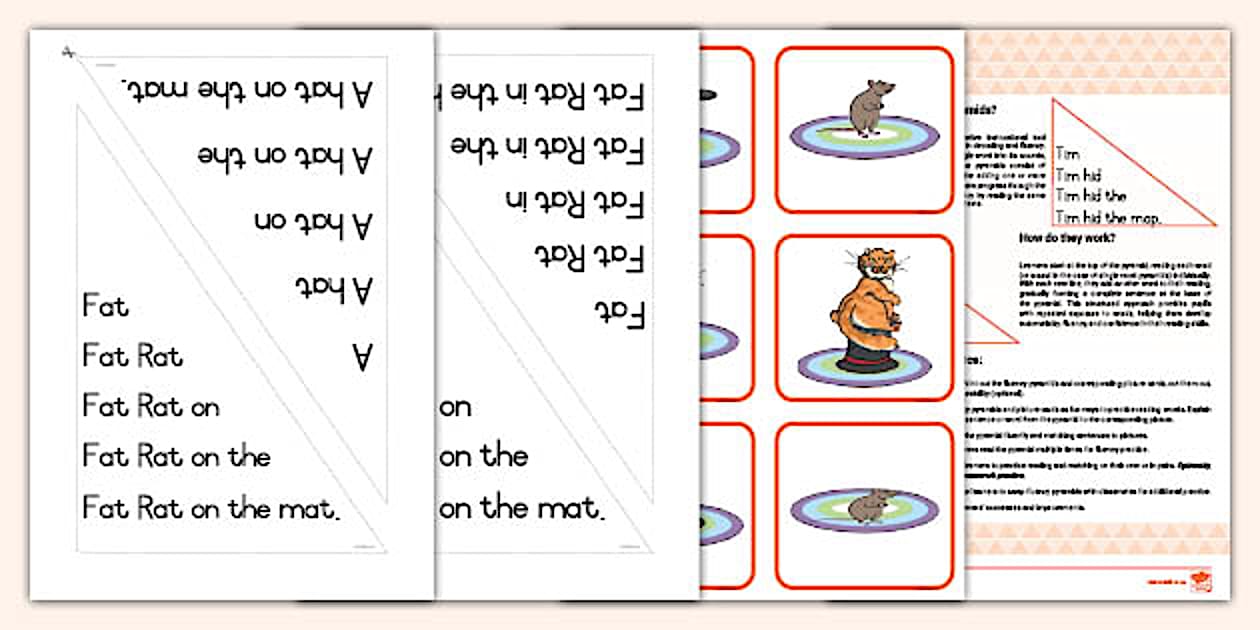 FP Phonics - at Readers - Fluency Pyramids (CAPS Aligned)