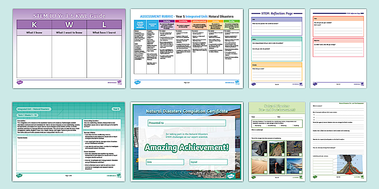 STEM IU Yr 5 Natural Disasters Wk 9-10 (teacher made)