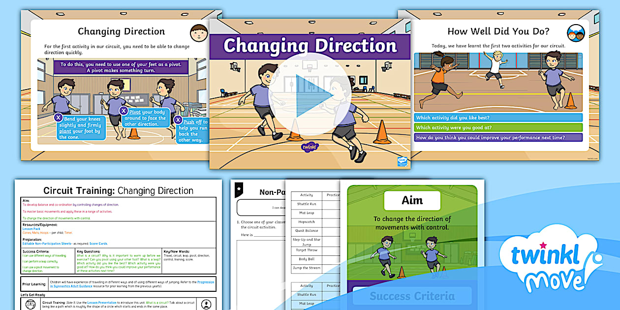 👉 PE Movement Lesson Plans - Year 2 Circuits - Twinkl Move