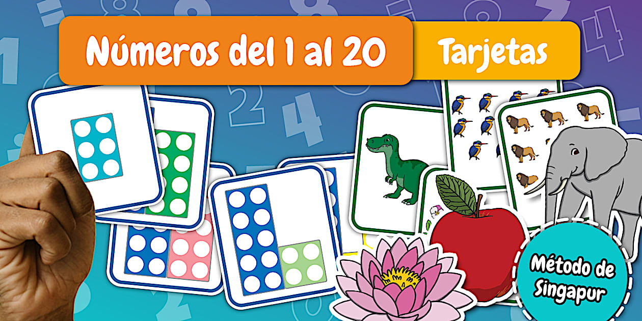 Tarjetas del 1 al 20