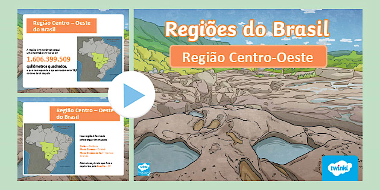 Regiões do Brasil - Região Centro-Oeste do Brasil - Twinkl