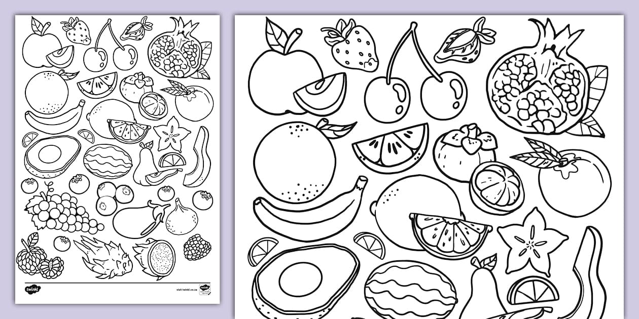 Eat the Rainbow Colouring Activity (teacher made) - Twinkl