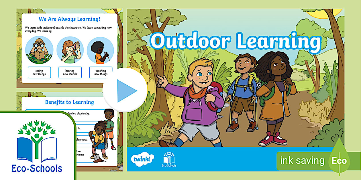 Eco-Schools NI: KS1 Outdoor Learning PowerPoint - Twinkl