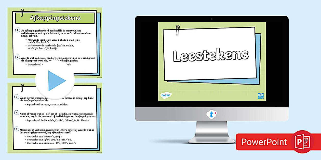 Leestekens PowerPoint (teacher made) - Twinkl