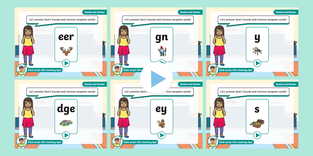 Twinkl Phonics Level 6 Sam's Sounds Recap PowerPoint