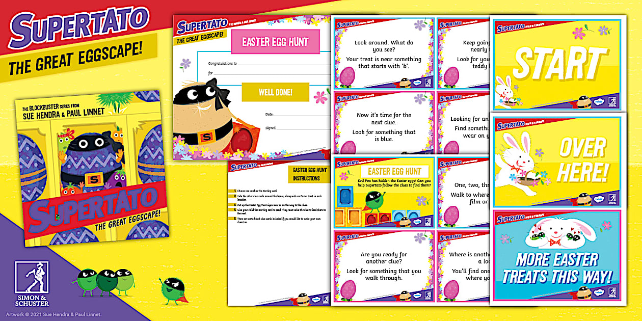 FREE! - Supertato: Easter Egg Hunt Pack (teacher made)