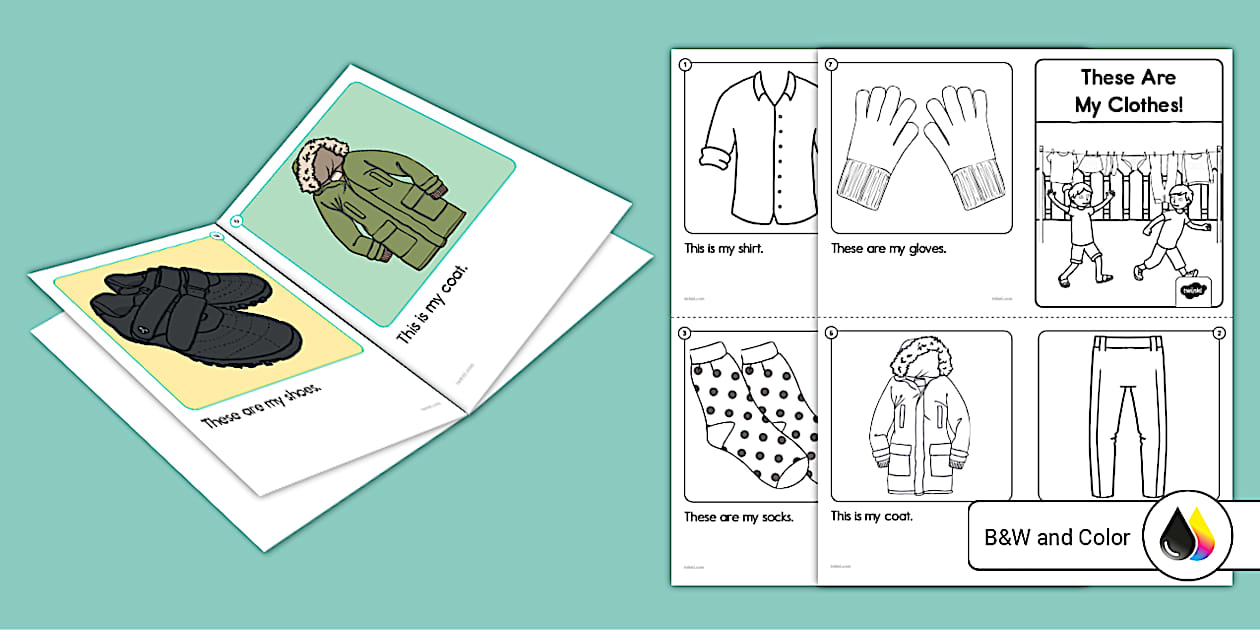 Clothes Early Emergent Reader - Twinkl